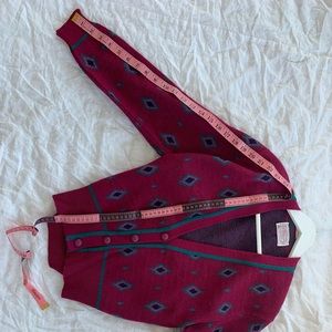 Pendleton | Sweaters | Pendleton 0 Virgin Wool Cardigan Greenred | Poshmark